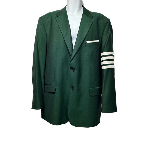 Studio Suits | Suits & Blazers | Studiosuits Hand Crafted 2 Button Napolean Yale Green Wool ...